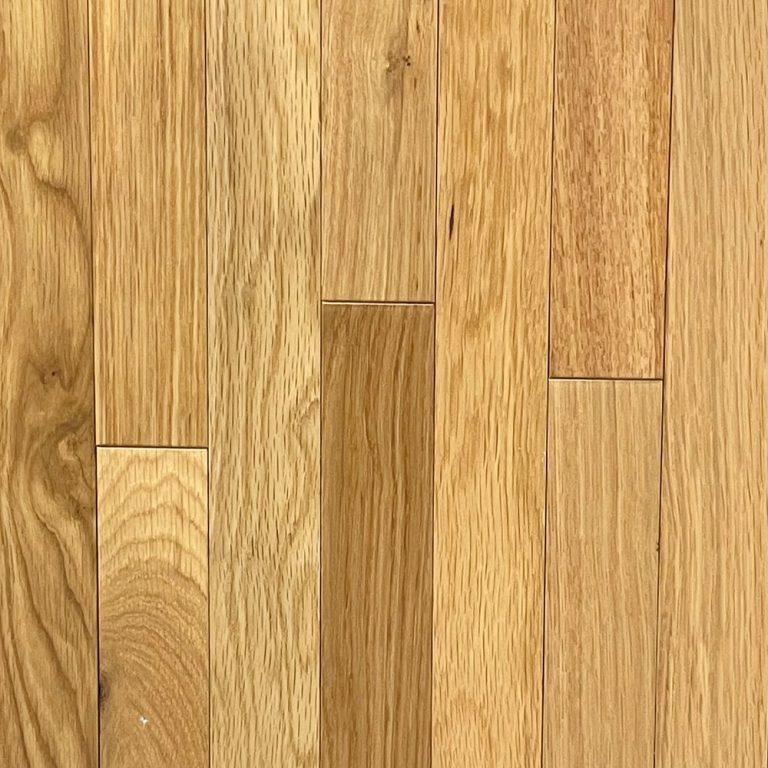 5" Prefinished Solid Premium Grade White Oak Natural