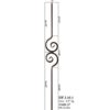 Nautilus Scroll Iron Baluster